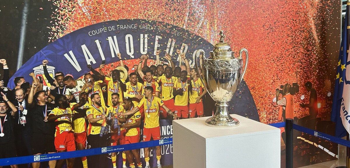 La Coupe de France remportée par le RC Lens exposée... à Lille ce jeudi ...